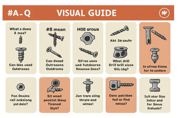 Explaining #8 Screw Diameter and Its Common Applications - Screws and ...